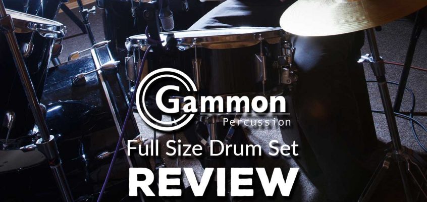 Gammon Full Size Drum Set Review (Complete 5-Piece Kit)